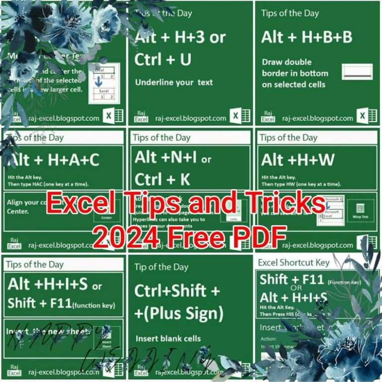 Excel Tips And Tricks: Mastering Excel For Enhanced Productivity